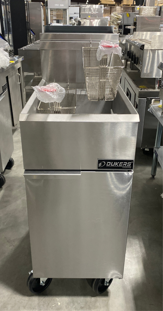 Duker's 40-pound Fryer Natural Gas (Propane available also) – Crawford ...