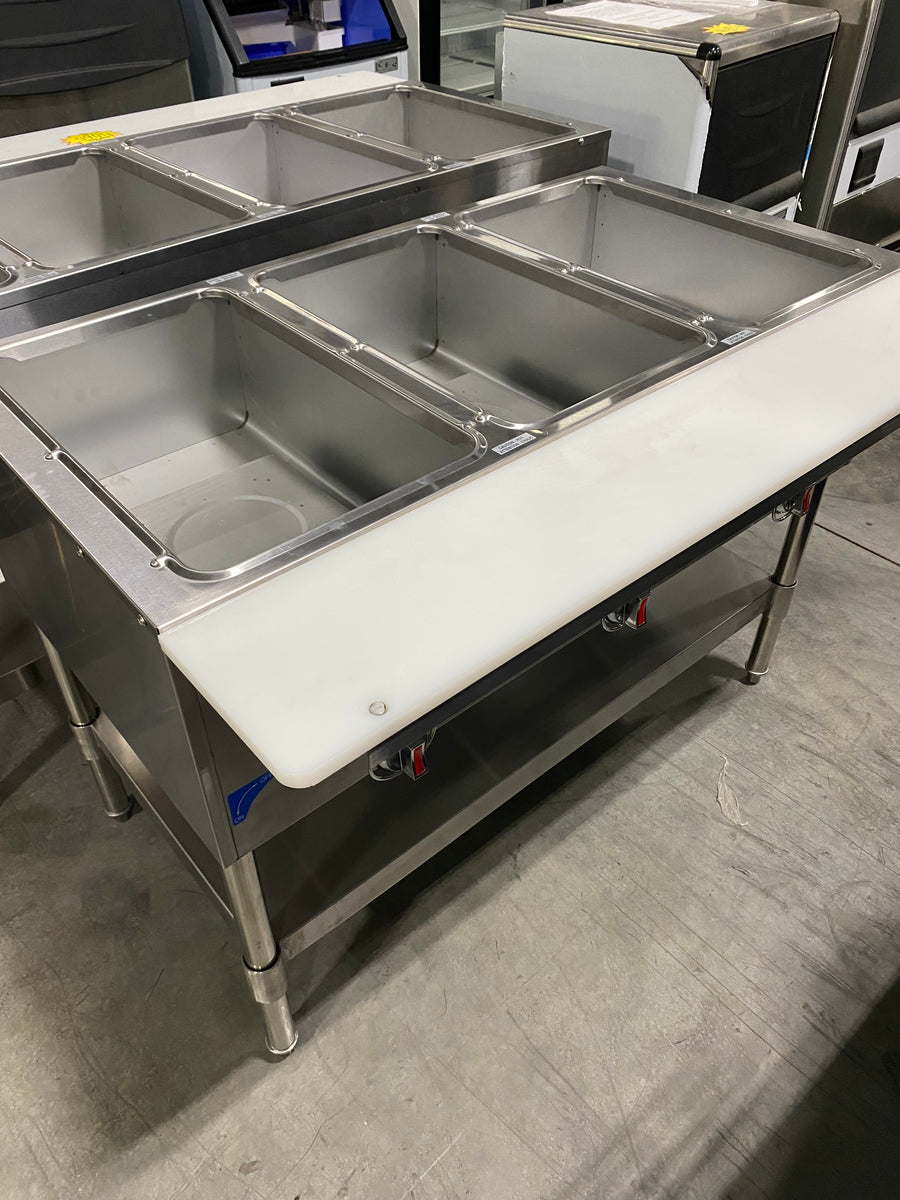 CES Natural Gas 3 Bay Steam Table – Crawford Equipment Supply